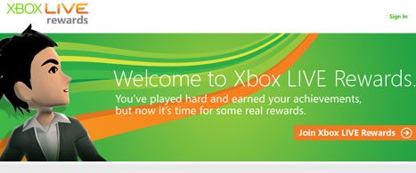 Microsoft Launches Xbox LIVE Rewards Program
