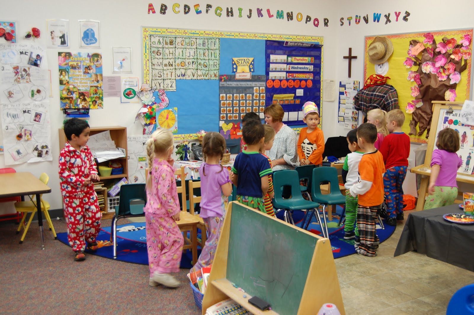 The Williams Family: Preschool Pajama Day and Fall Festival