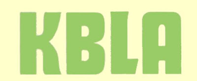CLASSIC DJ & RADIO SCRAPBOOK: KBLA (Burbank CA) logo (1965)