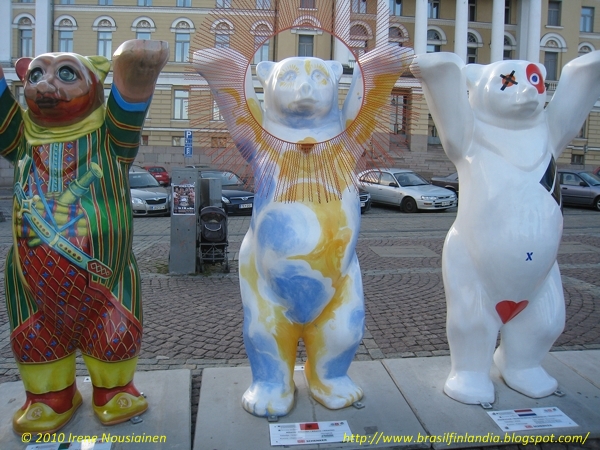 BRASIL - FINLÂNDIA: UNITED BUDDY BEARS EM HELSINKI