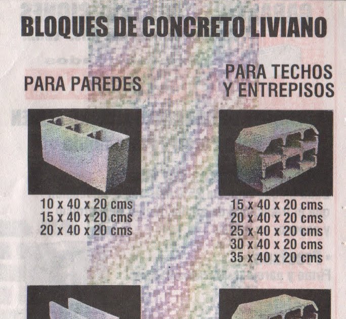 El Mundo de las Obras Civiles: DIMENSIONES DE LOS BLOQUES DE CONCRETO ...