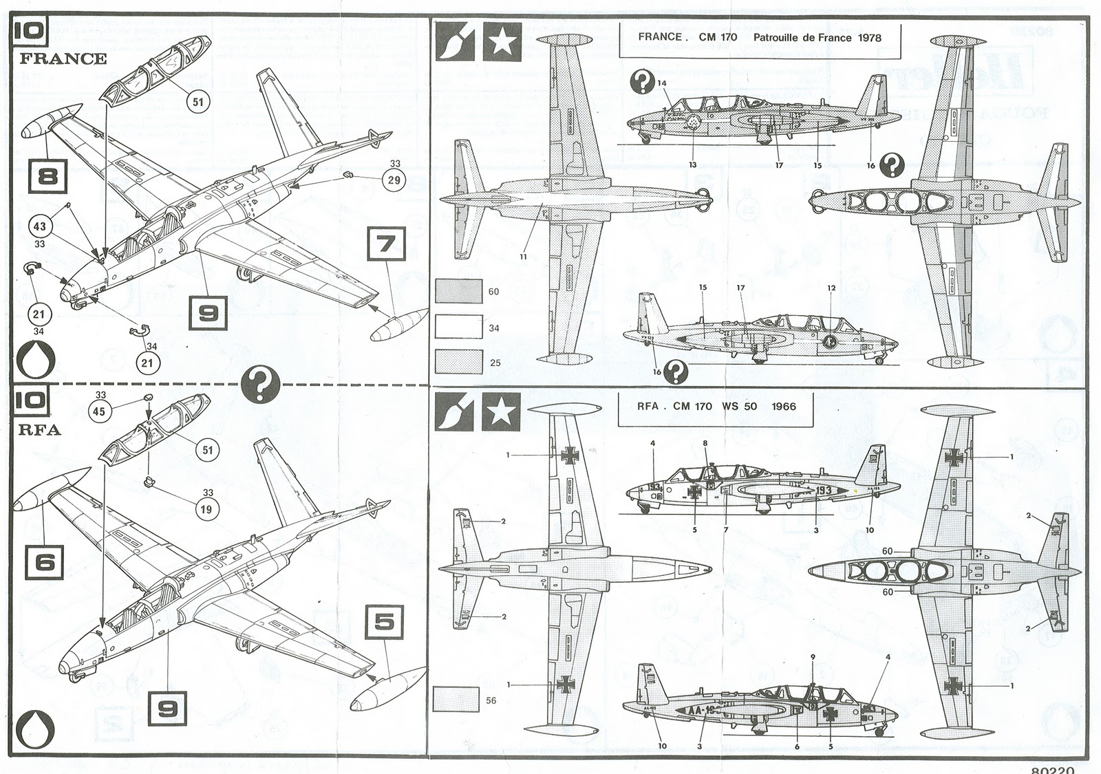 Le Fouga CM-170 Magister