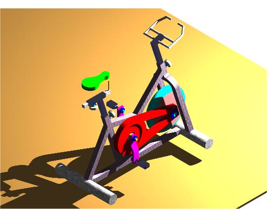 Disegno: Rendering di una cyclette