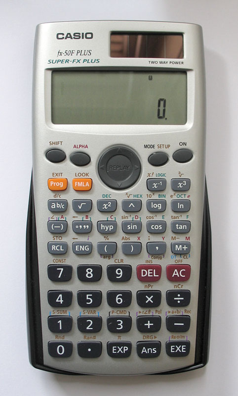 Casio fx-50F Plus: July 2010