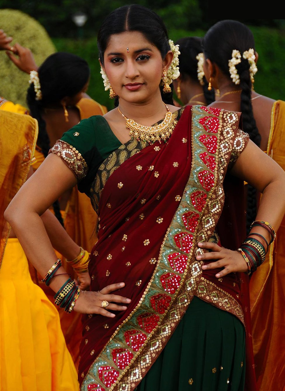 beautiesinsarees: South Indian Actresses in Half Saree – 2