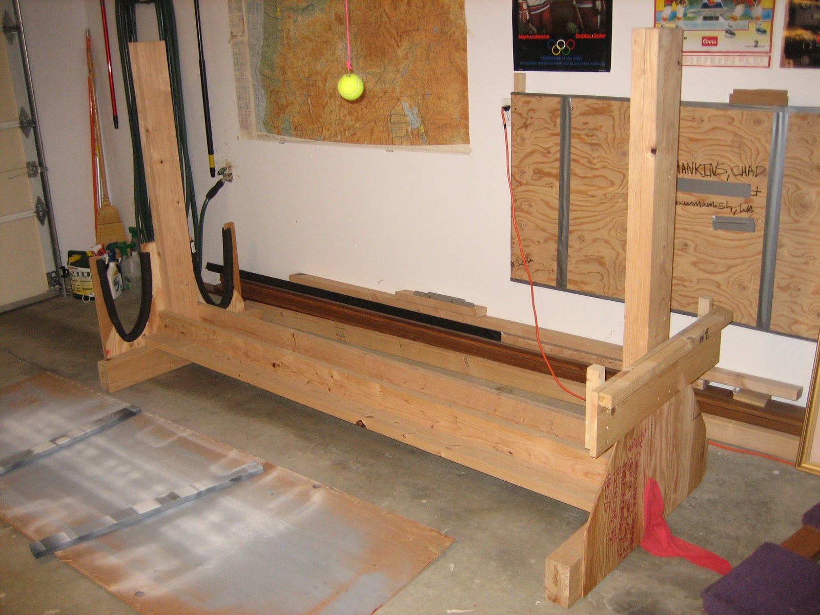 Chad and Bekah's RV-7: Wing Cradle