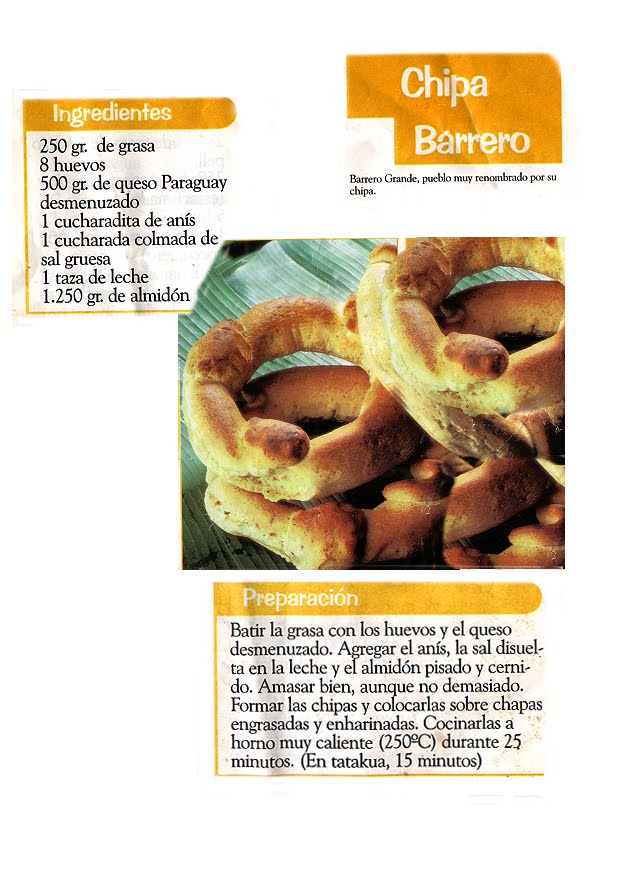 La barra de la esquina: Chipa, chipa, chipa...