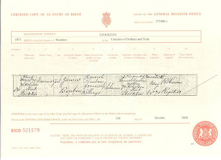 Benbow/Cropper/Copper/Steel Family Tree: Kezia Benbow (1901)