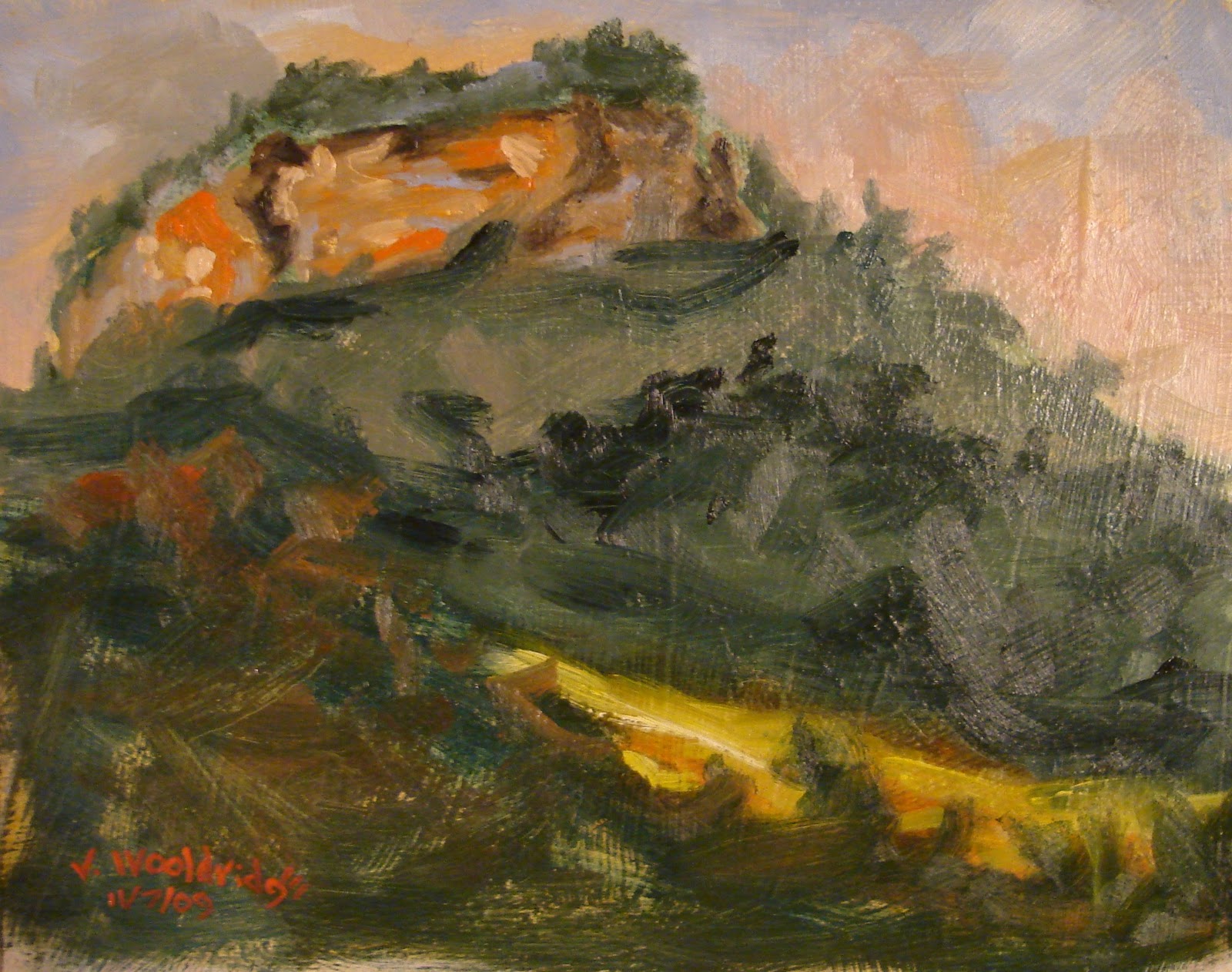 Painting Arkansas: Red Rock Point and ColorFest 2010