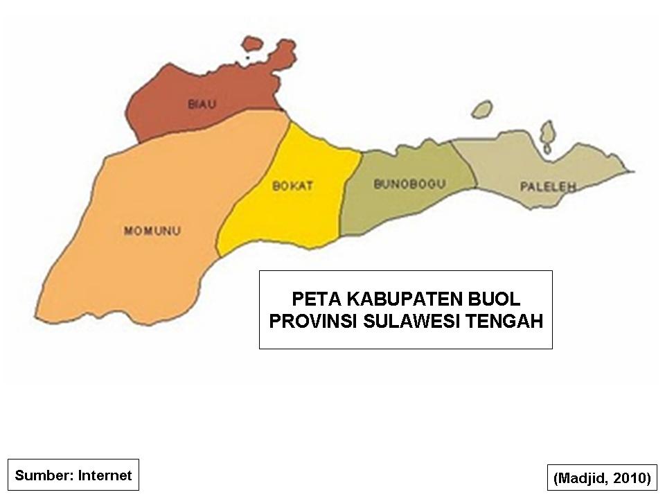 PETA DIGITAL: Peta Kabupaten Buol Provinsi Sulawesi Tengah
