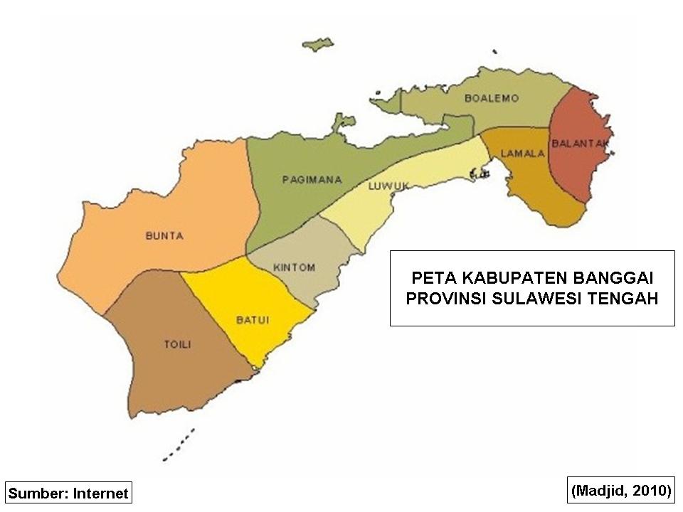 PETA DIGITAL: Peta Kabupaten Banggai Provinsi Sulawesi Tengah