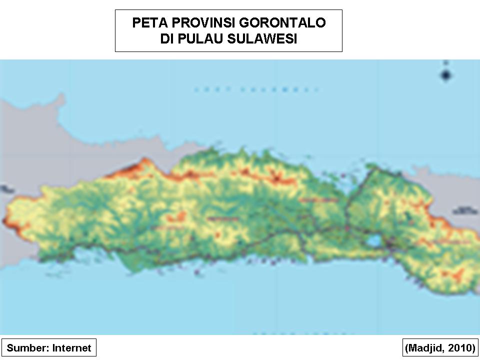 PETA DIGITAL: Peta Provinsi Gorontalo, Sulawesi 05