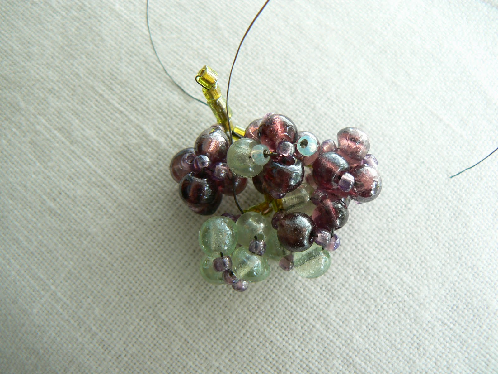 Asterope Bead Creations: From the Idea of Grapes to Beaded Grapes