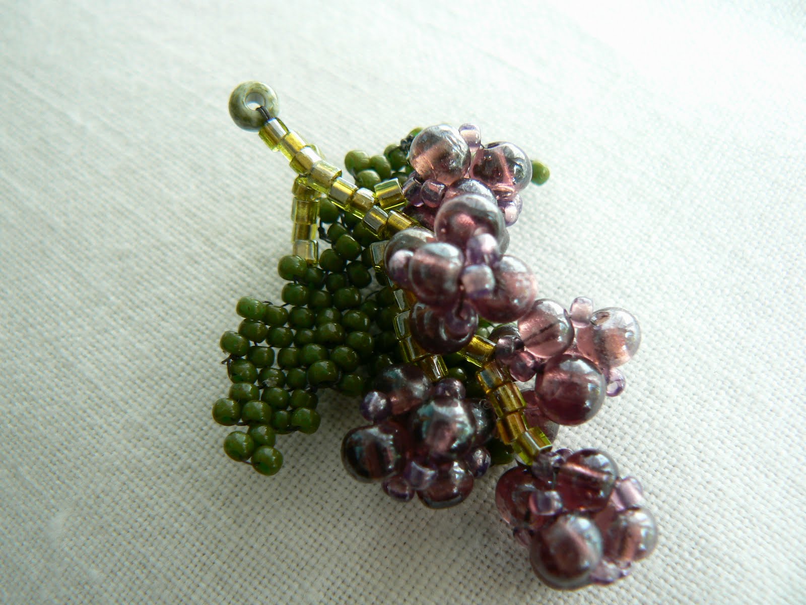 Asterope Bead Creations: From the Idea of Grapes to Beaded Grapes