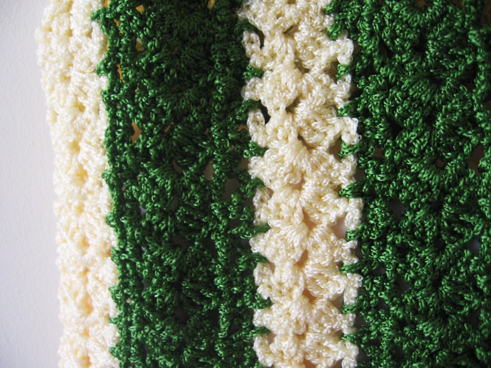 Claudia creaciones a crochet: Bolso a rayas (colita de rata)