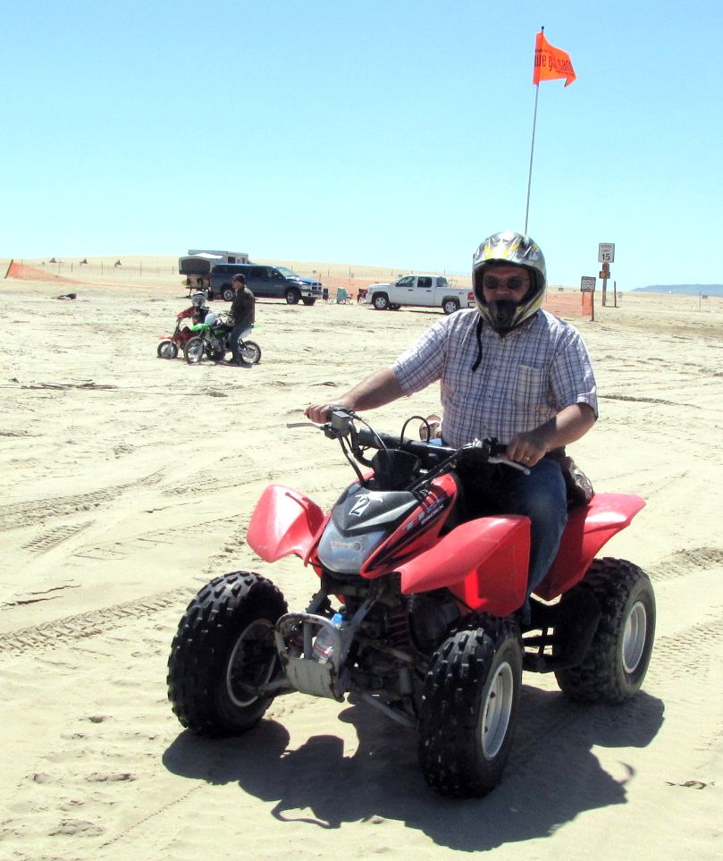 Mountain Green Messenger: Riding ATVs at Pismo Beach