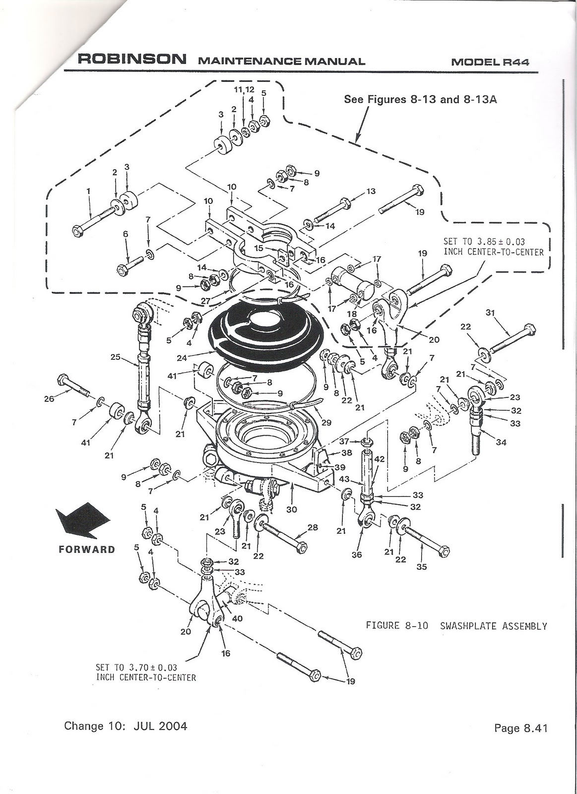 Drawings Robinson R44 helicopter