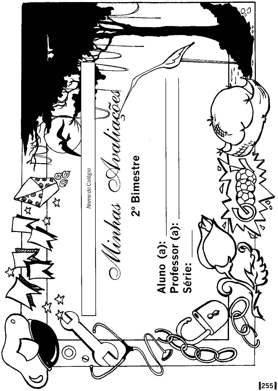 Modelos de capas para envelopes de Avaliações - A Arte de Ensinar e ...