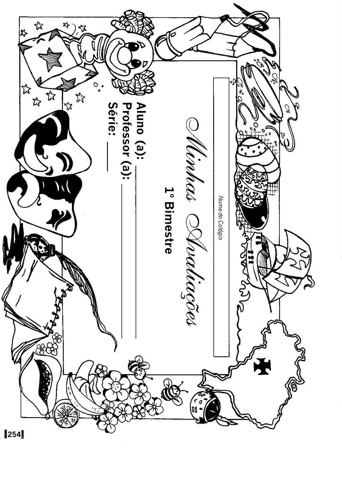 Modelos de capas para envelopes de Avaliações - A Arte de Ensinar e ...