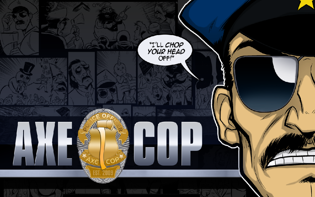 Robot in the Corner: Axe Cop Joins Forces with Robot in the Corner