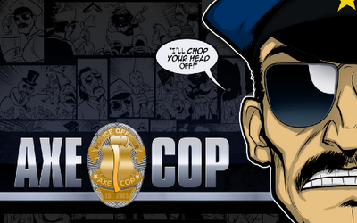 Robot in the Corner: Axe Cop Joins Forces with Robot in the Corner