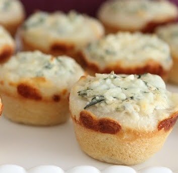Veggie Bistro: Mini Spinach Dip Bread Bowls