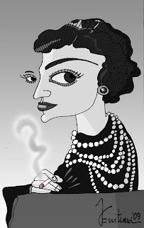 Dibujolandia: caricaturas y humor gráfico.: Coco Chanel
