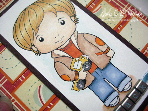 Jana's Creative Pursuits in Stamping: Introducing NEW Luka stamp!