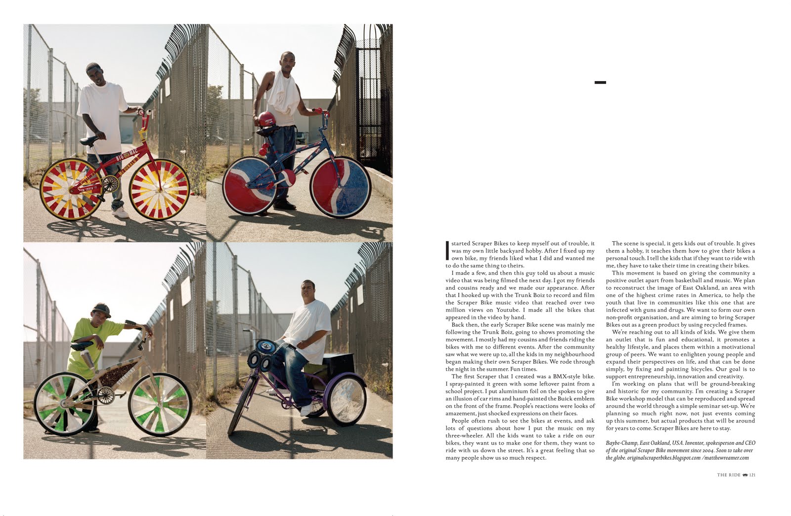 i have no legs: In Print: Scraper Bikes for The Ride Journal