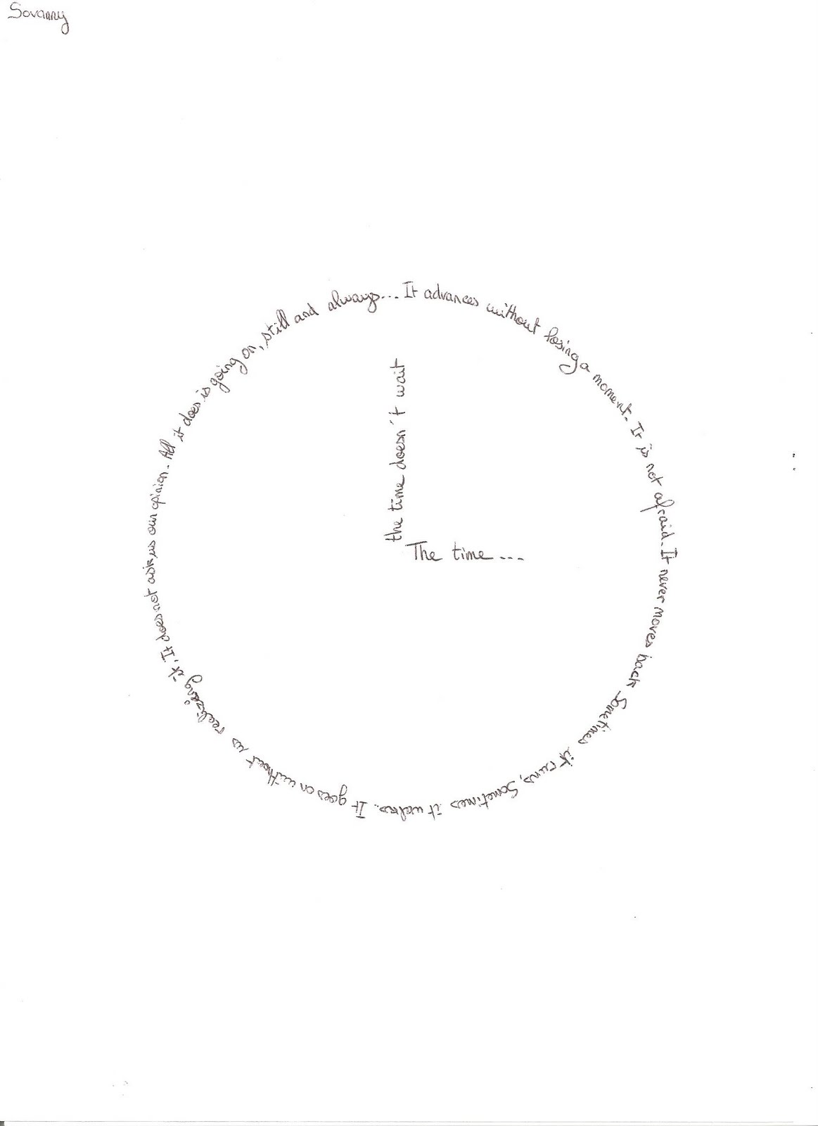 English at VB: Calligrams...