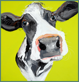 TheoChic Decorating Blog: Caroline Walker: Cow Print, Pig Charcoal ...