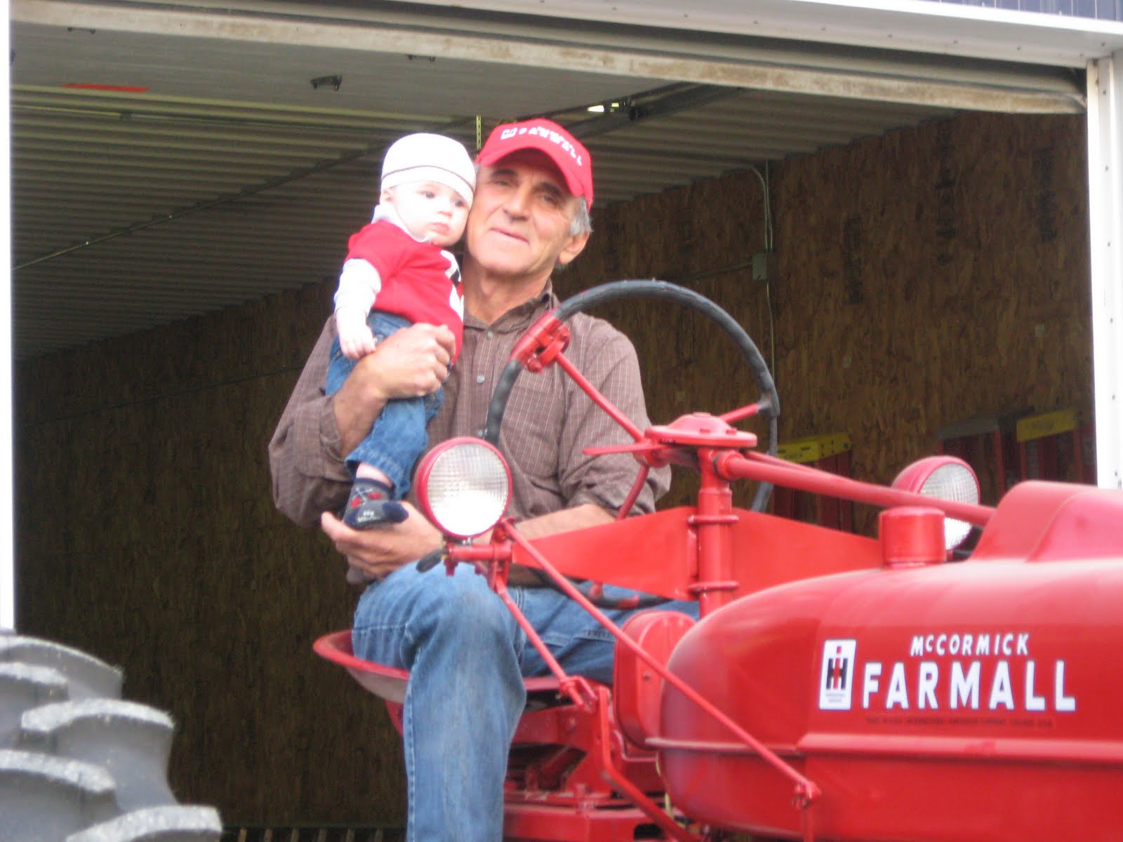 Baby Olson: Big Red Tractor