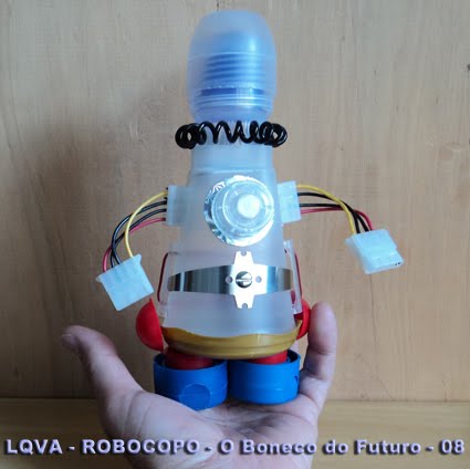 Lixo Que Vira Arte: Joba Tridente - Reciclagem: Copo Plástico vira RoboCopo