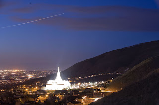 green mormon architect: Light Pollution of Bountiful Temple in National ...