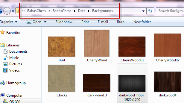 ROCKY ROOK: BabasChess Background or Wallpaper for your Board