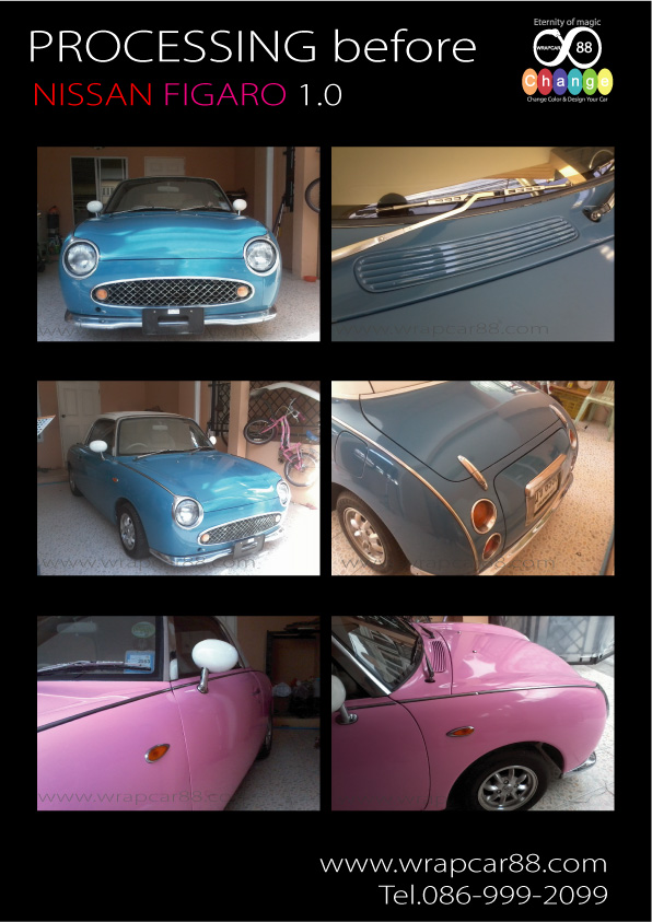 Eternity of Majic Wrapcar88: nissan figaro 1.0 pink color