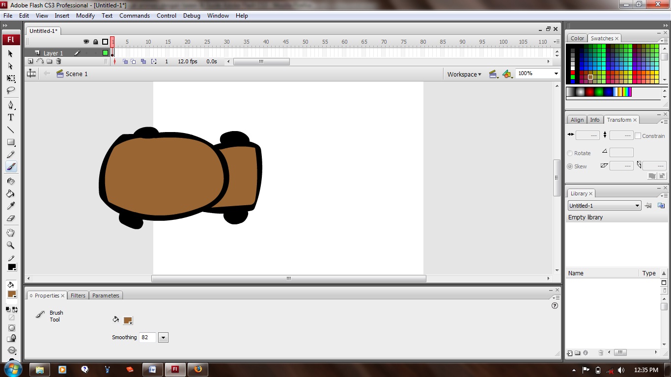 Design Your Imagination ..: membuat animasi berjalan dengan Adobe Flash