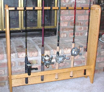 How to make a fishing rod rack: How to make a fishing rod rack