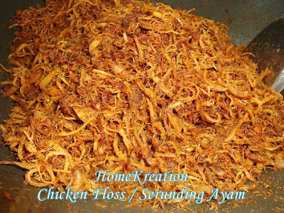 HomeKreation - Kitchen Corner: Chicken Floss ( Serunding Ayam )