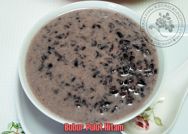 HomeKreation - Kitchen Corner: Bubur Pulut Hitam (Black Glutinous Rice ...