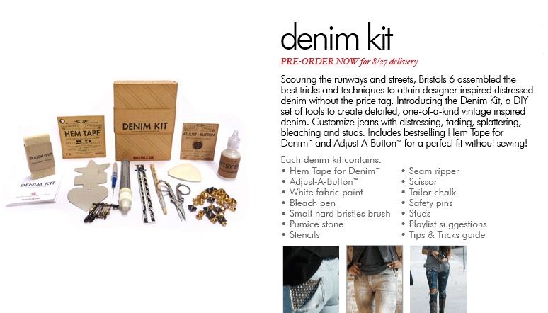 Fashion & Hot Reads Combined: Save Your Jeans with Bristol Six's Denim Kit