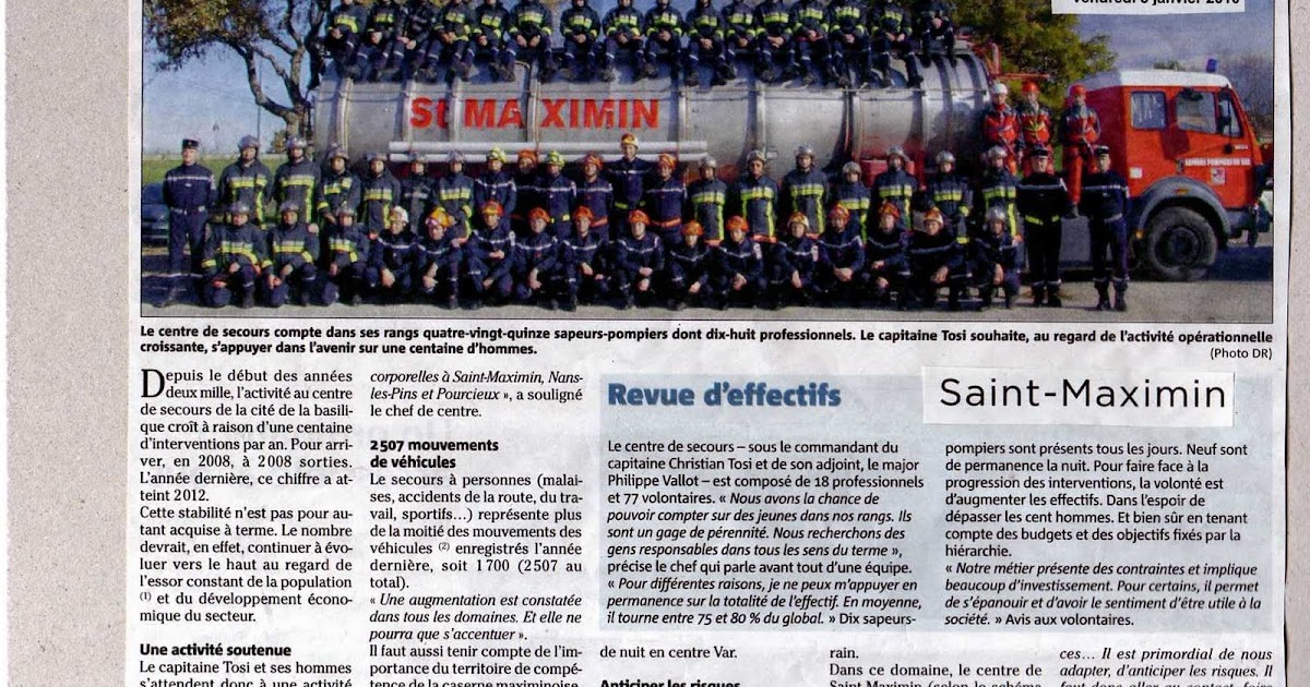 SP83 ... Pompiers du Var et d'ailleurs ....: CIS St-Maximin (83)