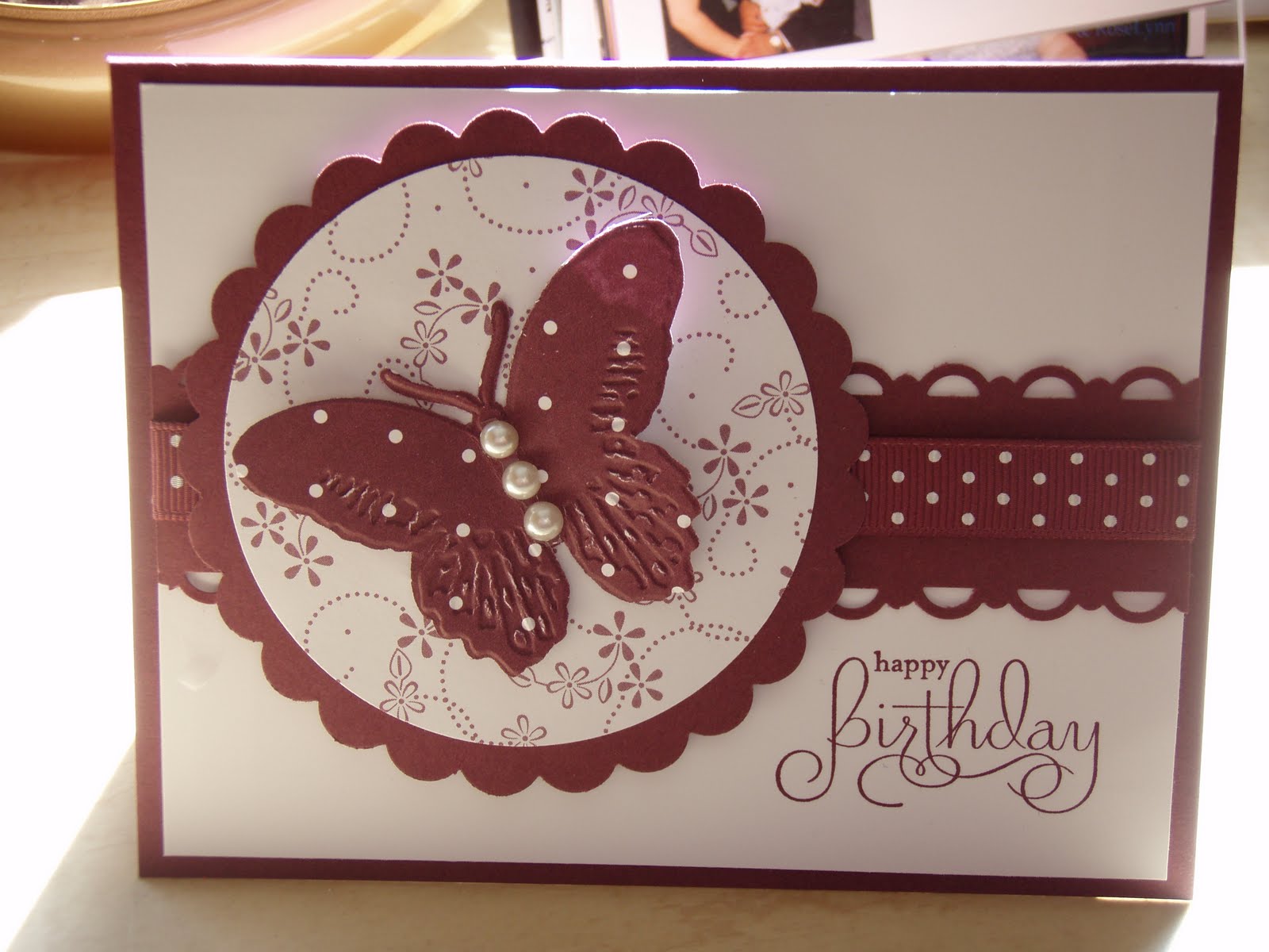 Outside the box!: Hand made cards for spring...