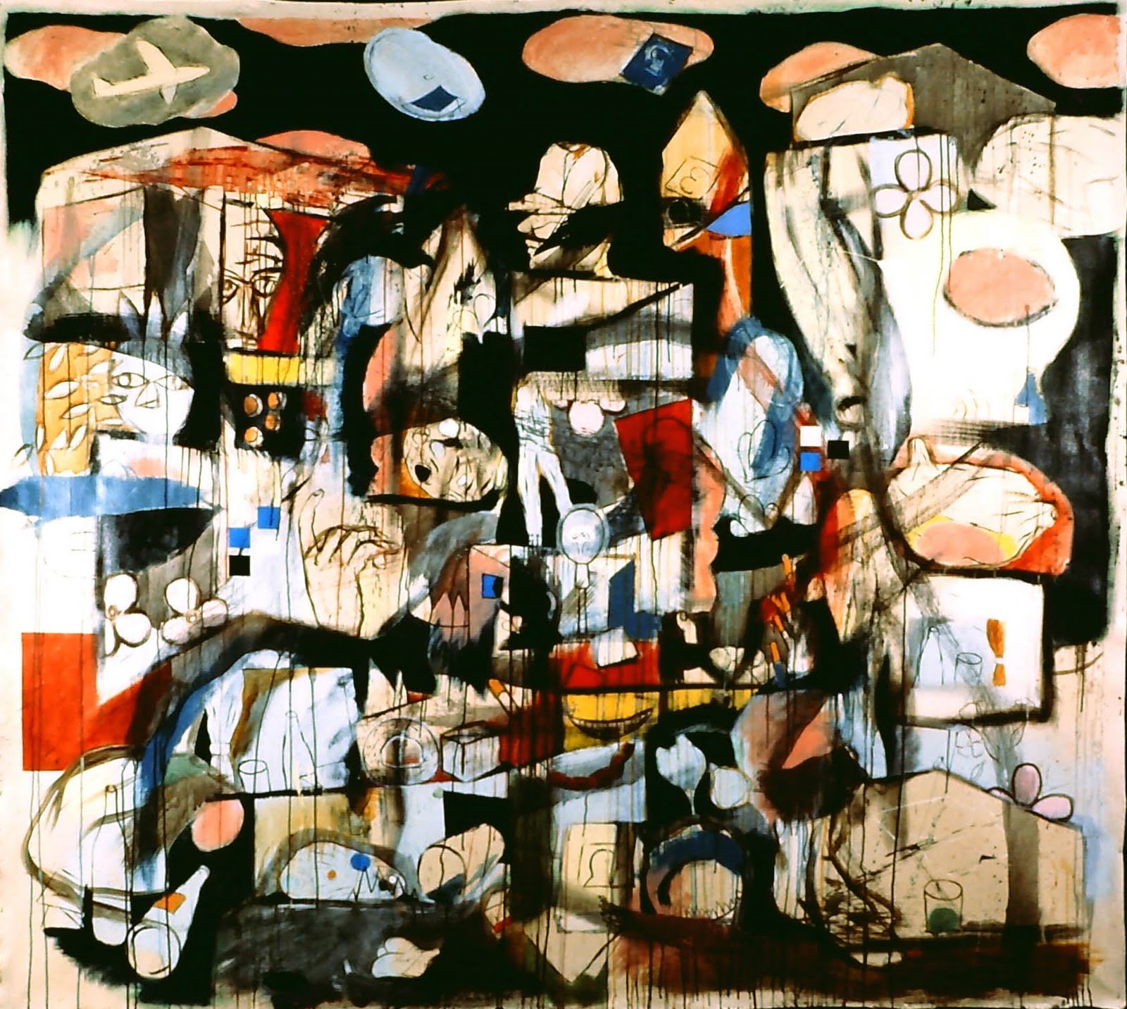 the brazen head: Three large scale abstract paintings from 2000 NY