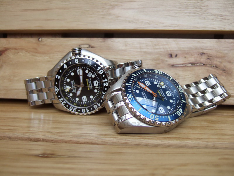 OceanicTime: AZIMUTH Xetreme-1 Sea-Hum GMT & 3TZ (prototypes)