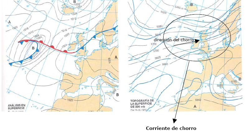 GEOLICINIO: COMENTARIO MAPA ISOBARAS (SUPERFICIE Y ALTURA)
