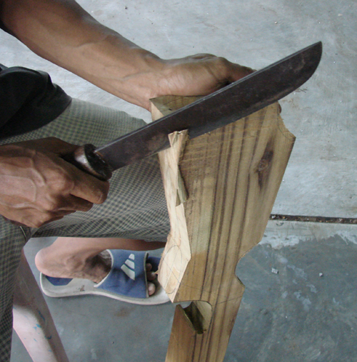 " Broken Sights ": Custom Made Ginb Stock for HW35