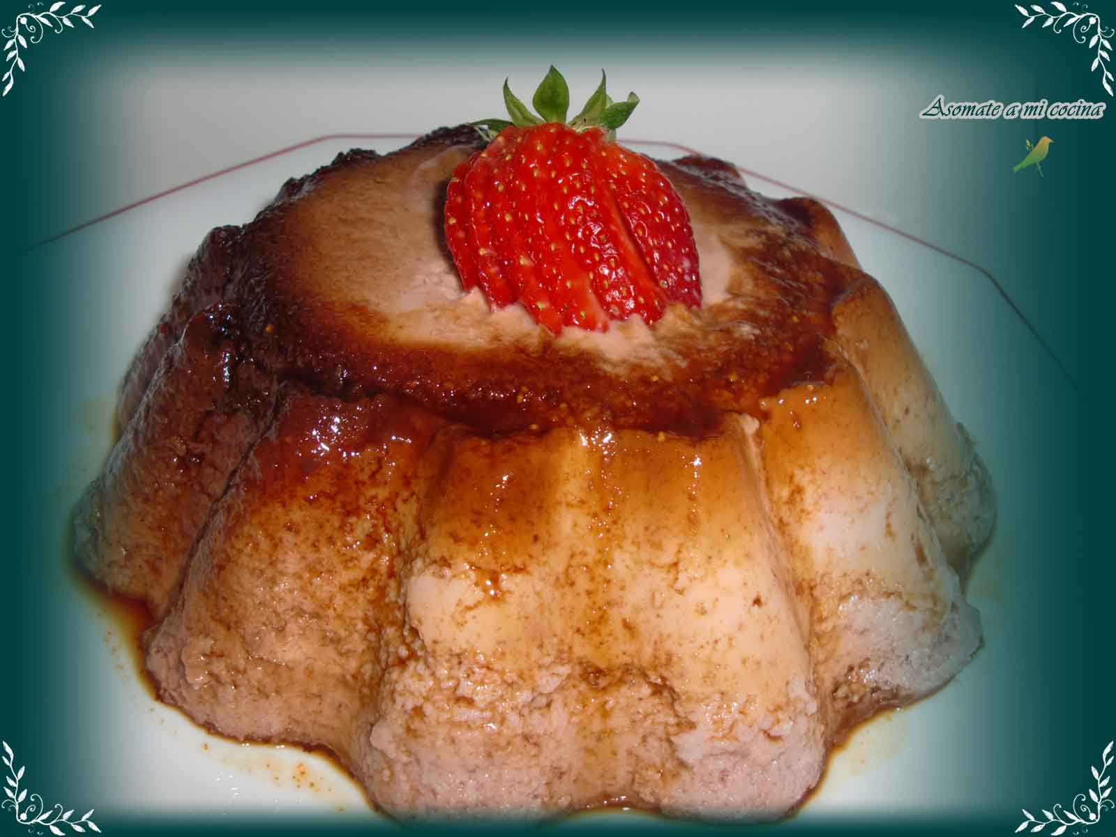 LAPIKOENARTEAN: Flan de fresas en el microondas