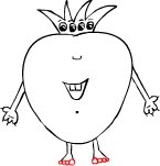 Fun4theBrain Chatter!: How To Draw: The Strawberry Monster