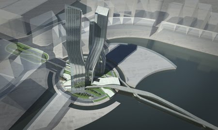 Dubai Signature Towers (Dancing Towers) by Zaha Hadid architecture ...